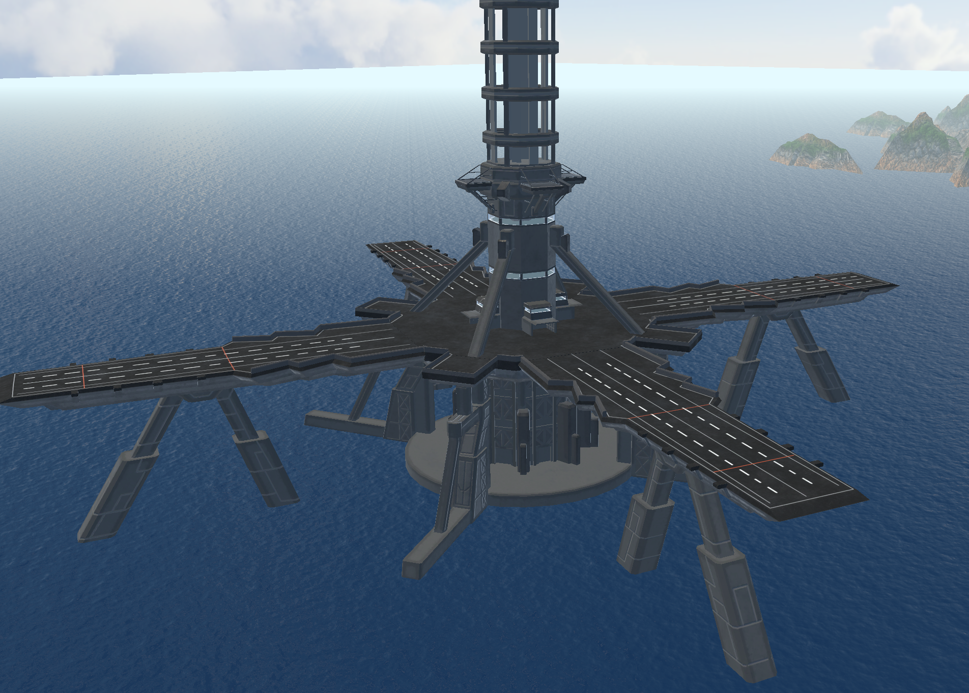 【VRChat想定】軍事軌道エレベーター「Military Elevator1」【3Dモデル】 - Studio-Symphonys- - BOOTH