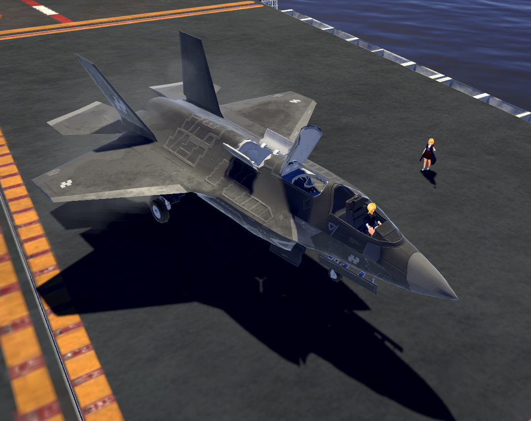 【VRChat想定】B-F35B【飛行可能モデル】 - Studio-Symphonys- - BOOTH