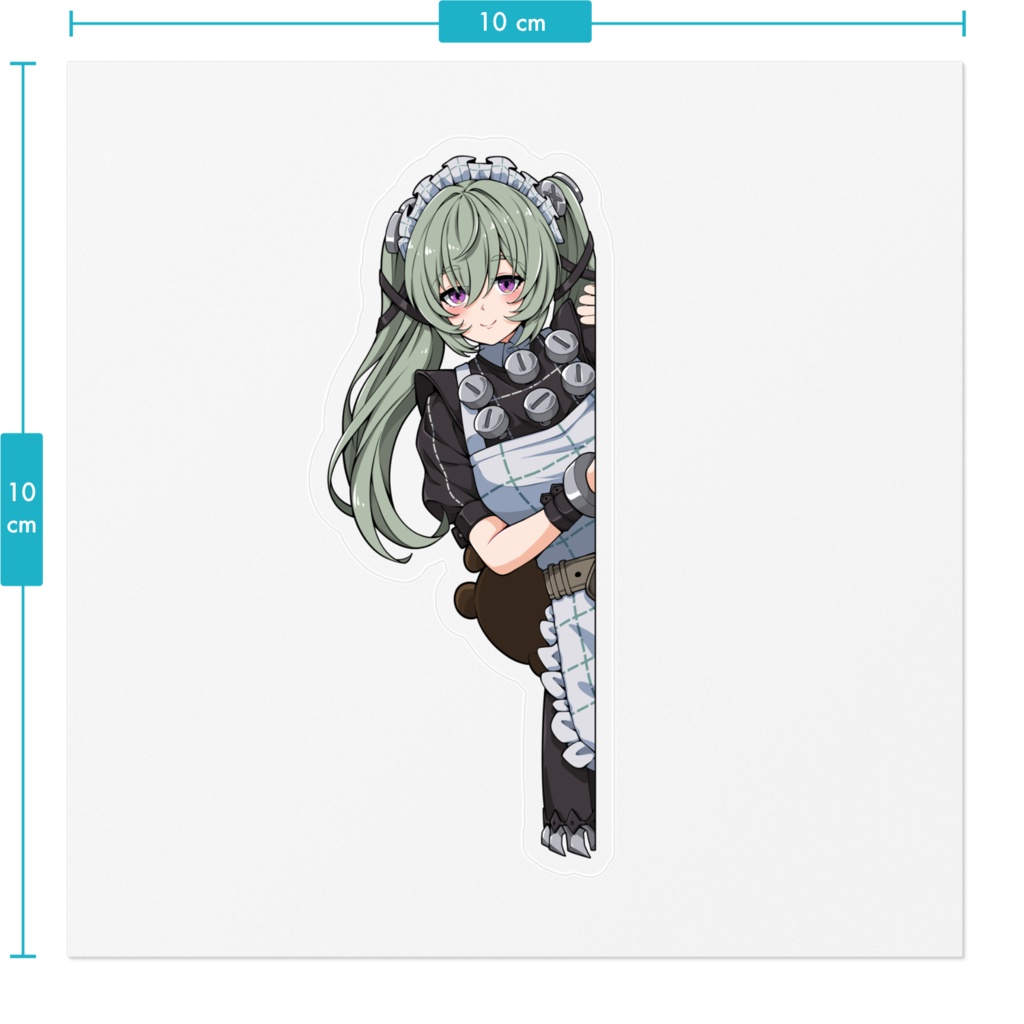 Sticker Peeking Corin Wickes Zenless Zone Zero - Waifuku - BOOTH