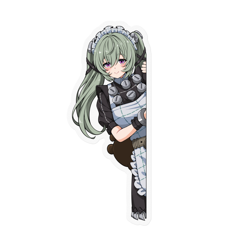 Sticker Peeking Corin Wickes Zenless Zone Zero - Waifuku - BOOTH