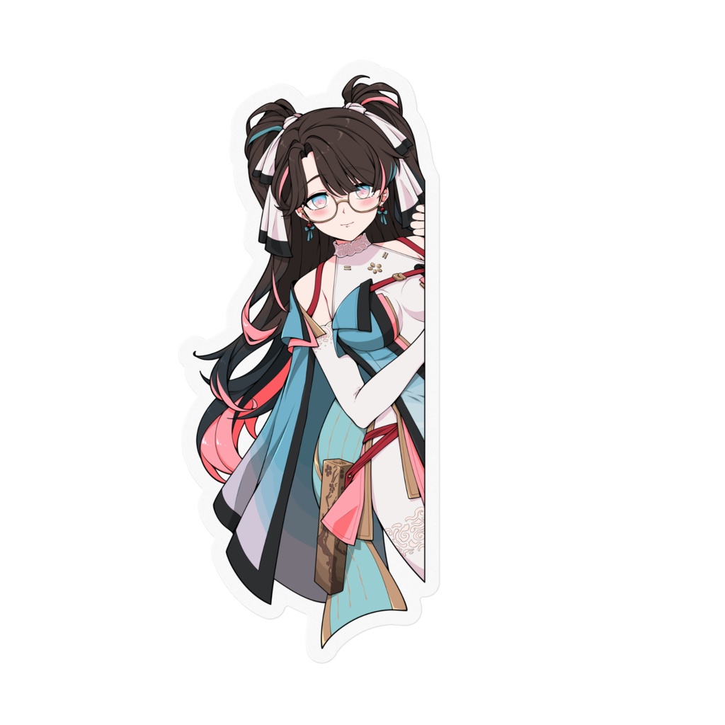 Sticker Peeking Zhezhi Wuthering Waves - Waifuku - BOOTH