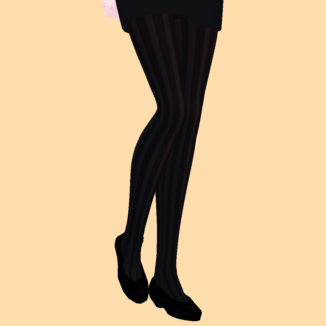 Striped Thigh High Tights PNG | 縞 | ストッキング - MidnyteKitten - BOOTH