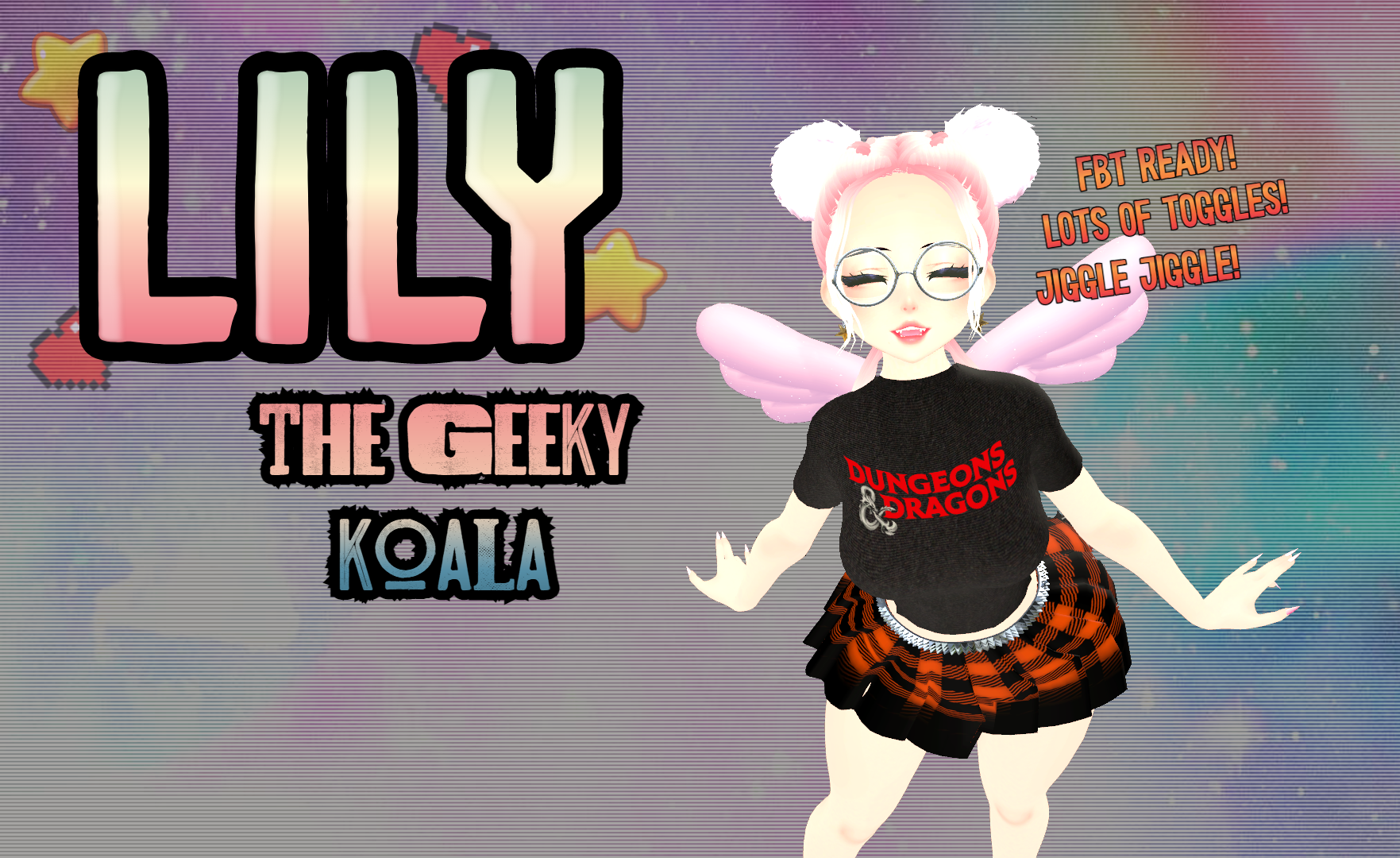 Lily the Geeky Koala VRChat & VRM - karmafox - BOOTH