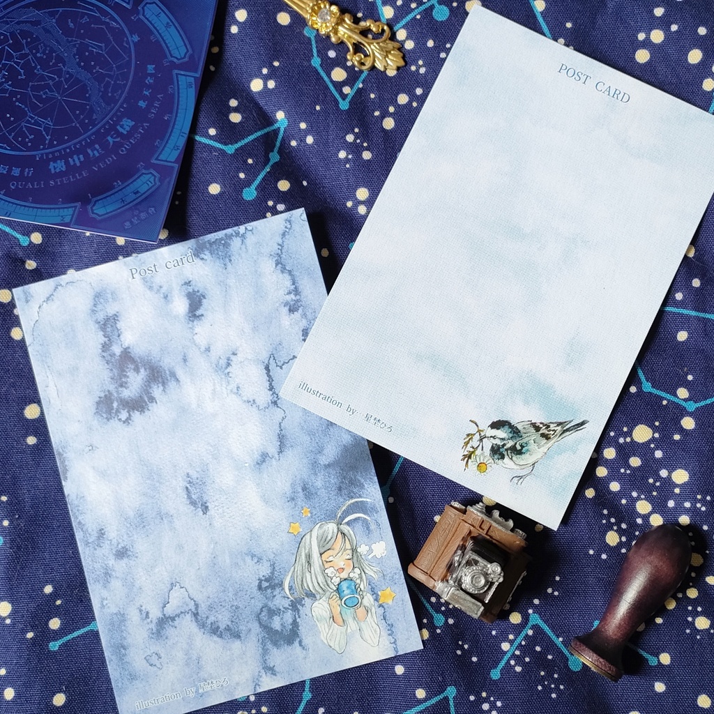 ポストカード2枚セット*3 - hoshi*sato - BOOTH