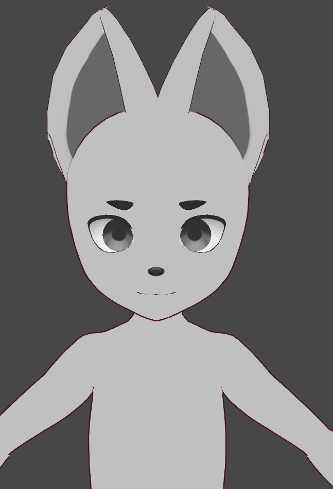 Vroid - furry base - Ducky's Designs - BOOTH