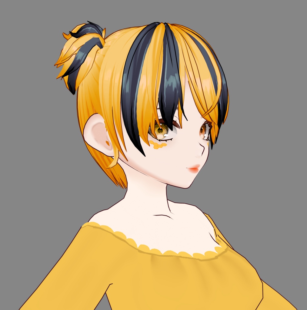 Honeycomb cheeks - Vroid preset - Ducky's Designs - BOOTH