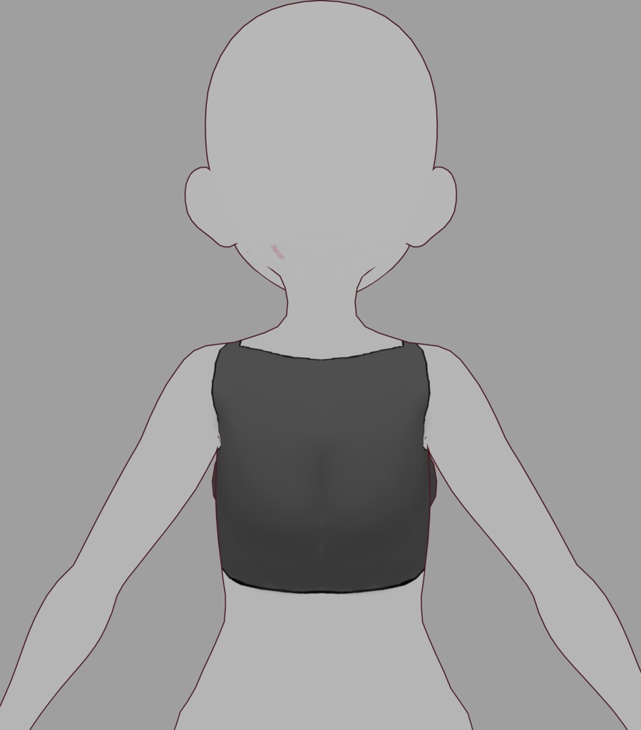 Swablu cropped shirt - vroid - Ducky's Designs - BOOTH