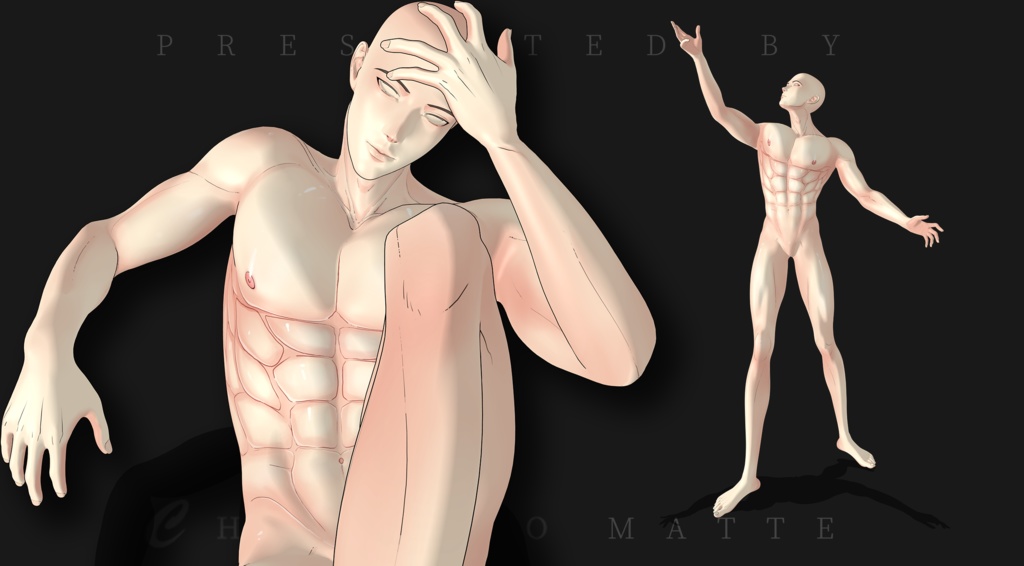 csp用の3D男性モデル - jminato - BOOTH