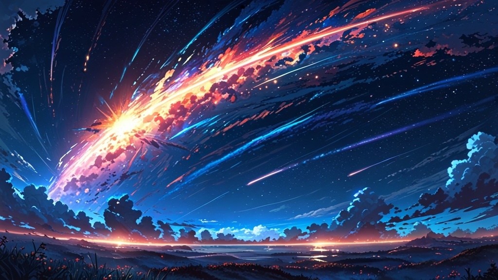 彗星, 壁紙, SNSアイコン,AI生成 - kanata - BOOTH