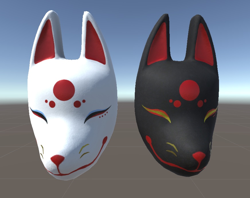 〖VRChat〗狐のお面 - WALLACEのBOOTH(ウォレス) - BOOTH