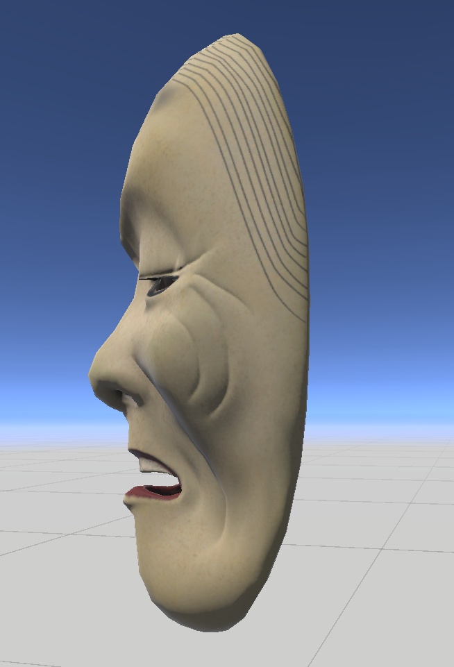 『VRChat』姥の面 能面 - WALLACEのBOOTH(ウォレス) - BOOTH