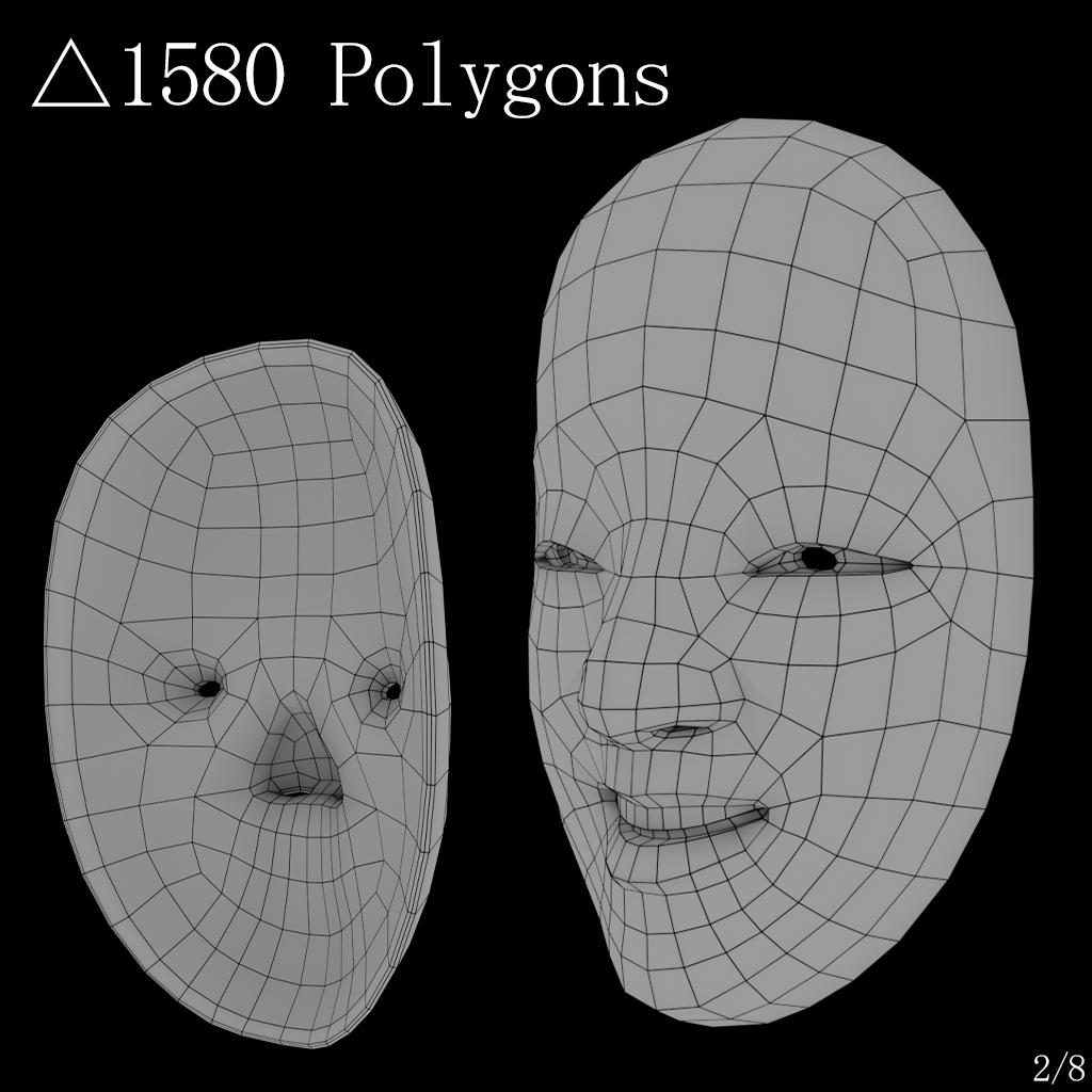 『VRChat』小面 - WALLACEのBOOTH(ウォレス) - BOOTH