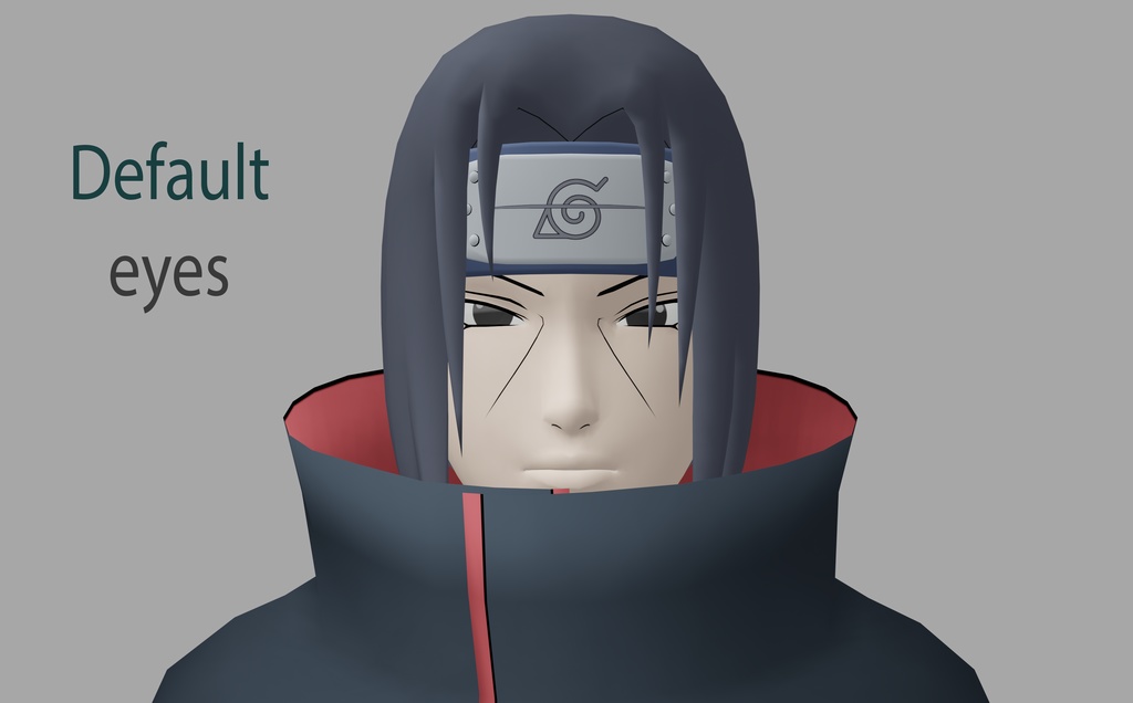 ITACHI UCHIHA - VRCHAT FULL AVATAR - VISEMES - EYE TRACKING ...