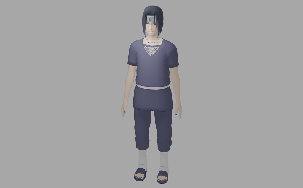 ITACHI UCHIHA - VRCHAT FULL AVATAR - VISEMES - EYE TRACKING ...