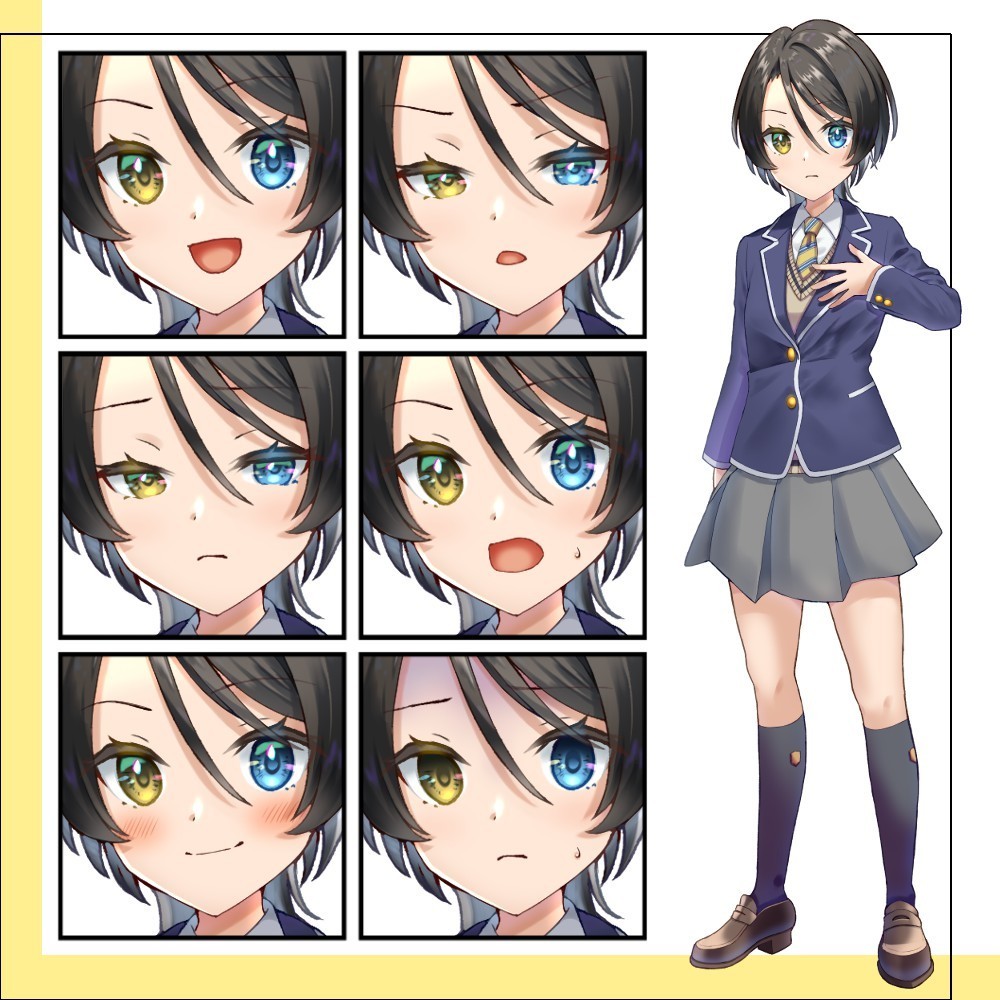 【基本無料】学生服立ち絵セット - sum-sam-cold - BOOTH