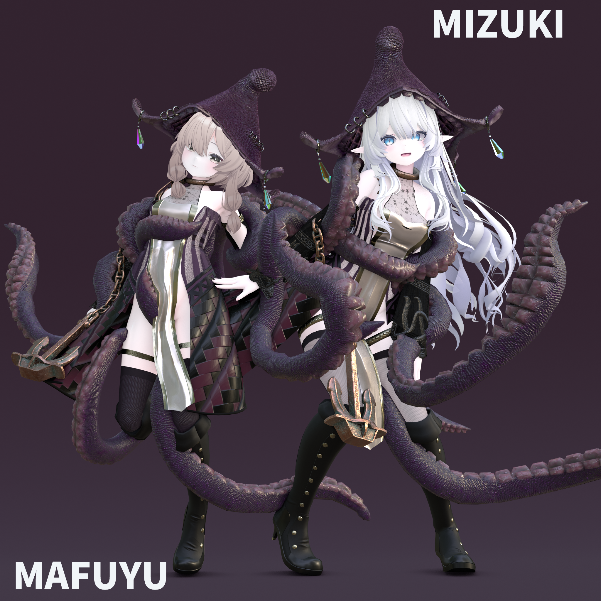 12/25までFullset￥1000off！ABYSS WITCH (複数アバター対応) - イルカネズミ百貨店 - BOOTH