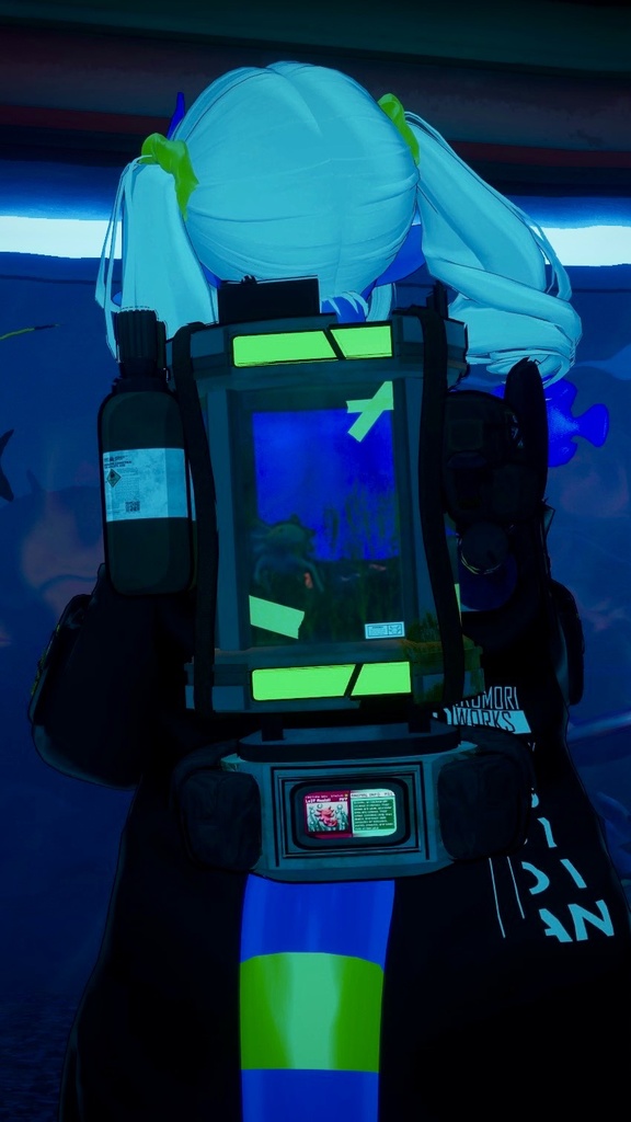 Axolotl Aquarium BackPack [ACCESSORY] - Pouchy's FishTank - BOOTH