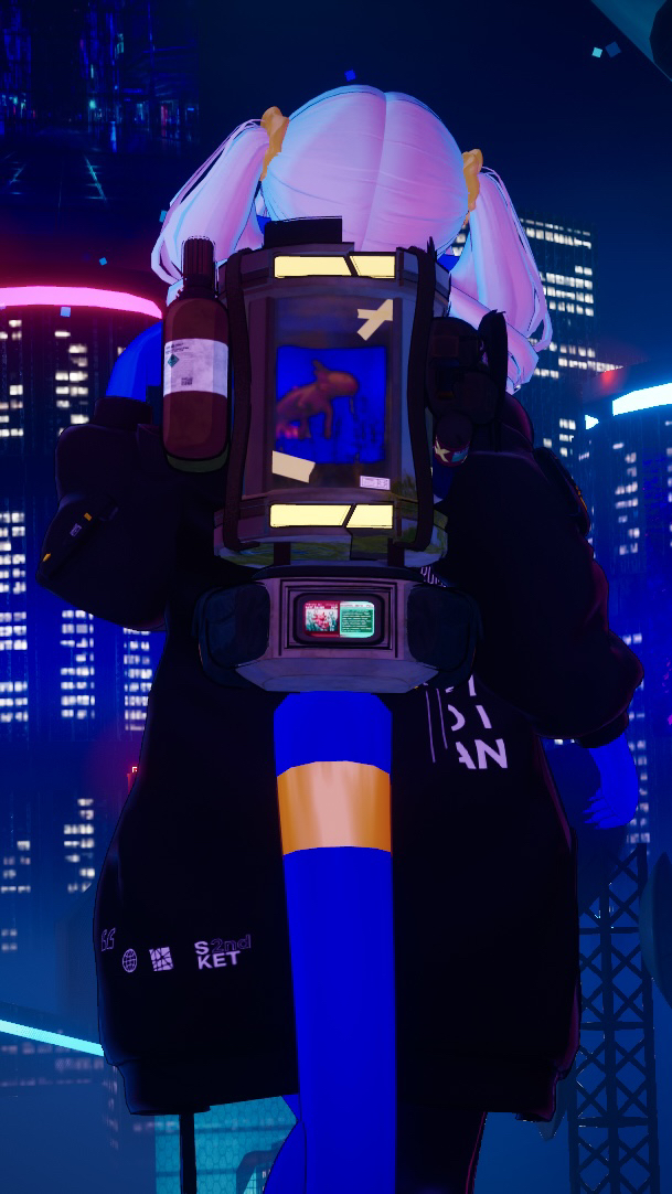 Axolotl Aquarium BackPack [ACCESSORY] - Pouchy's FishTank - BOOTH