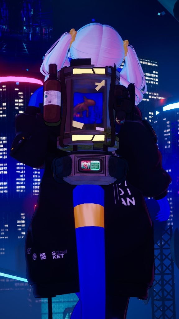 Axolotl Aquarium BackPack [ACCESSORY] - Pouchy's FishTank - BOOTH