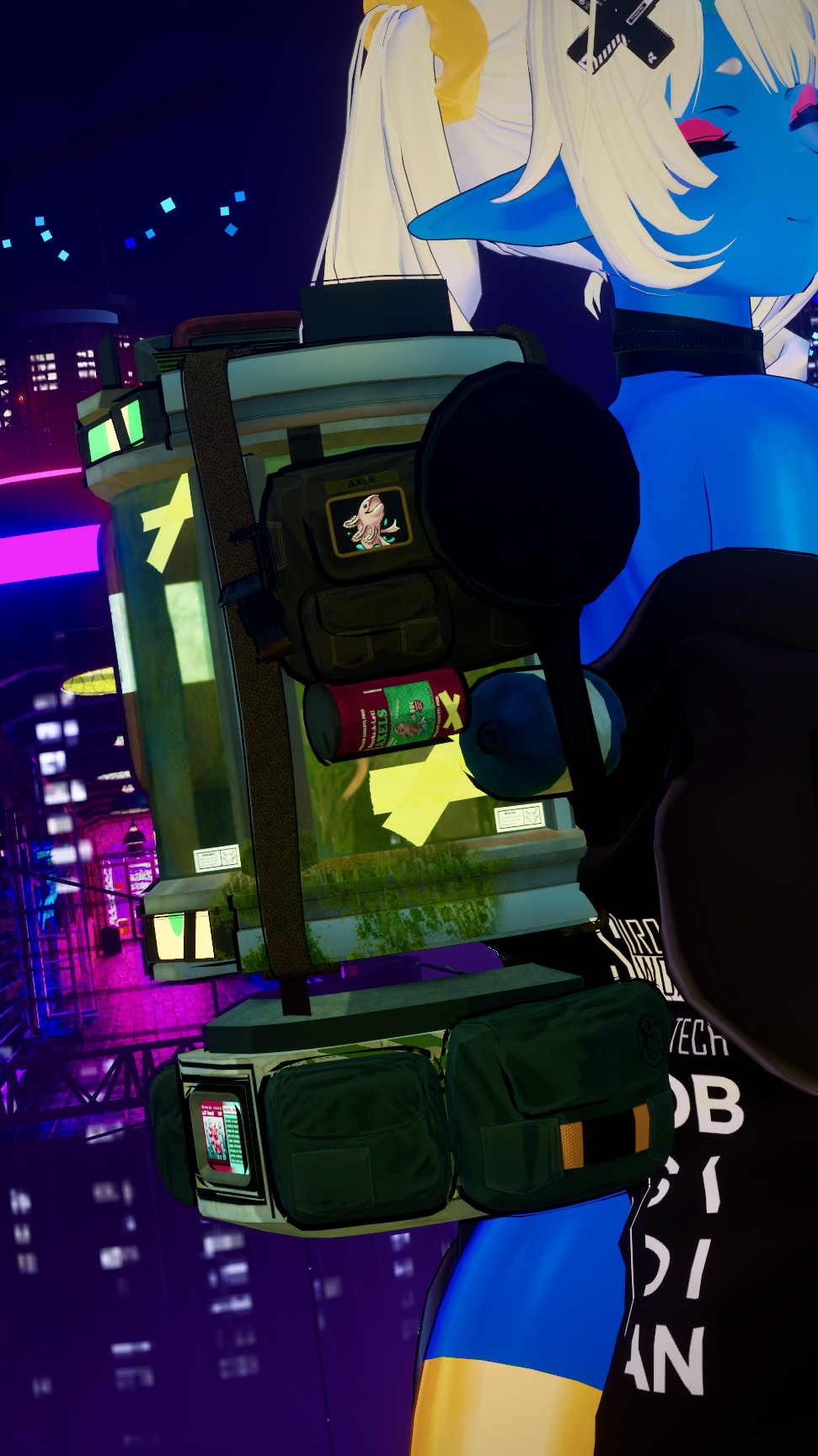 Axolotl Aquarium BackPack [ACCESSORY] - Pouchy's FishTank - BOOTH