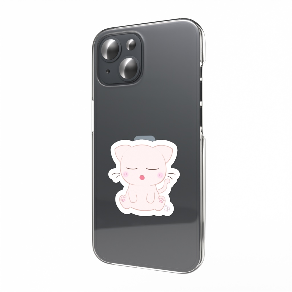 にぃみゃん ステッカー（うとうと） - こらとらる グッズショップ - BOOTH