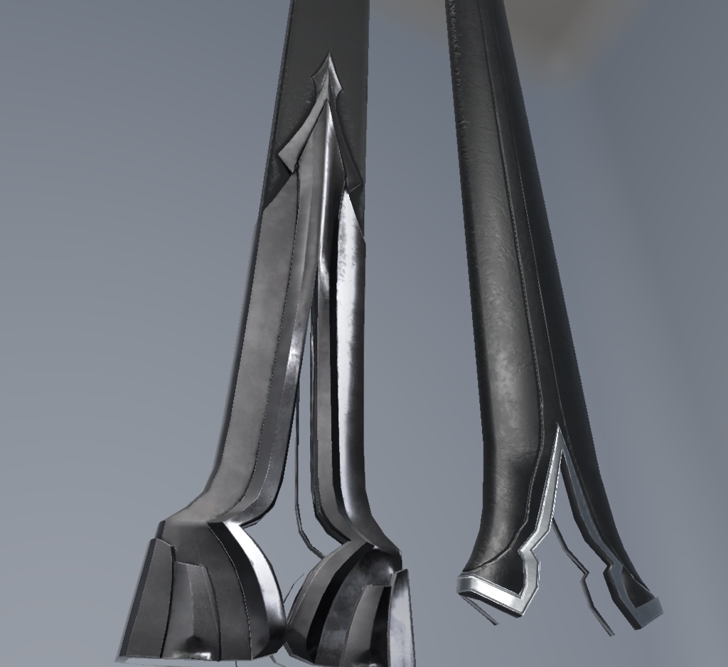 VRChat向けモデル「longsword&sheath」 - hermitage - BOOTH