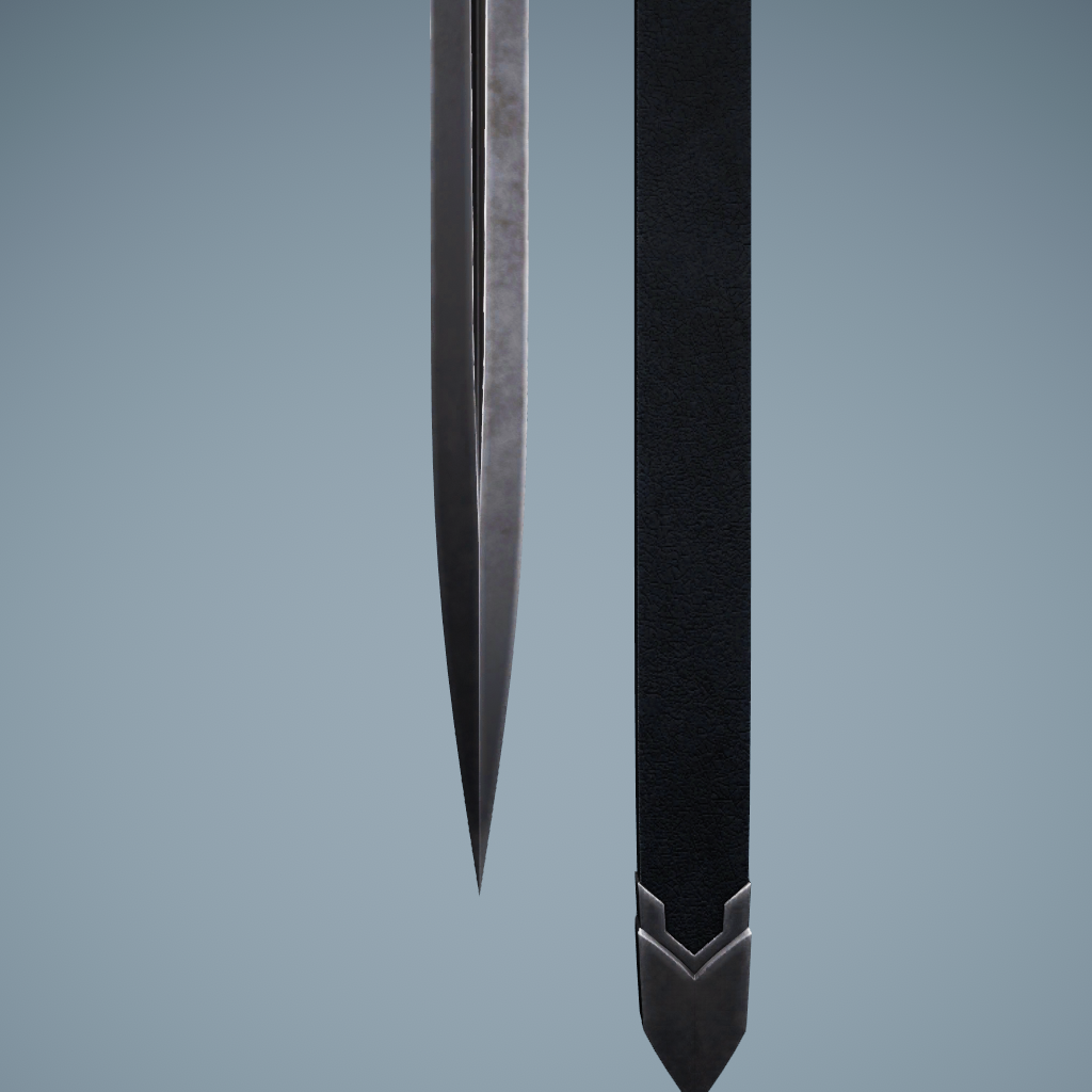 VRChat向けオリジナル3Dモデル「longsword&sheath」 - hermitage - BOOTH