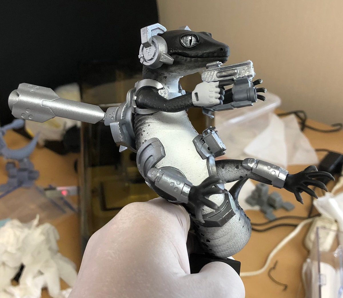 Space Bounty Hunter -Leopard Gecko-ガレージキット送料無料 - Gecko Knight - BOOTH