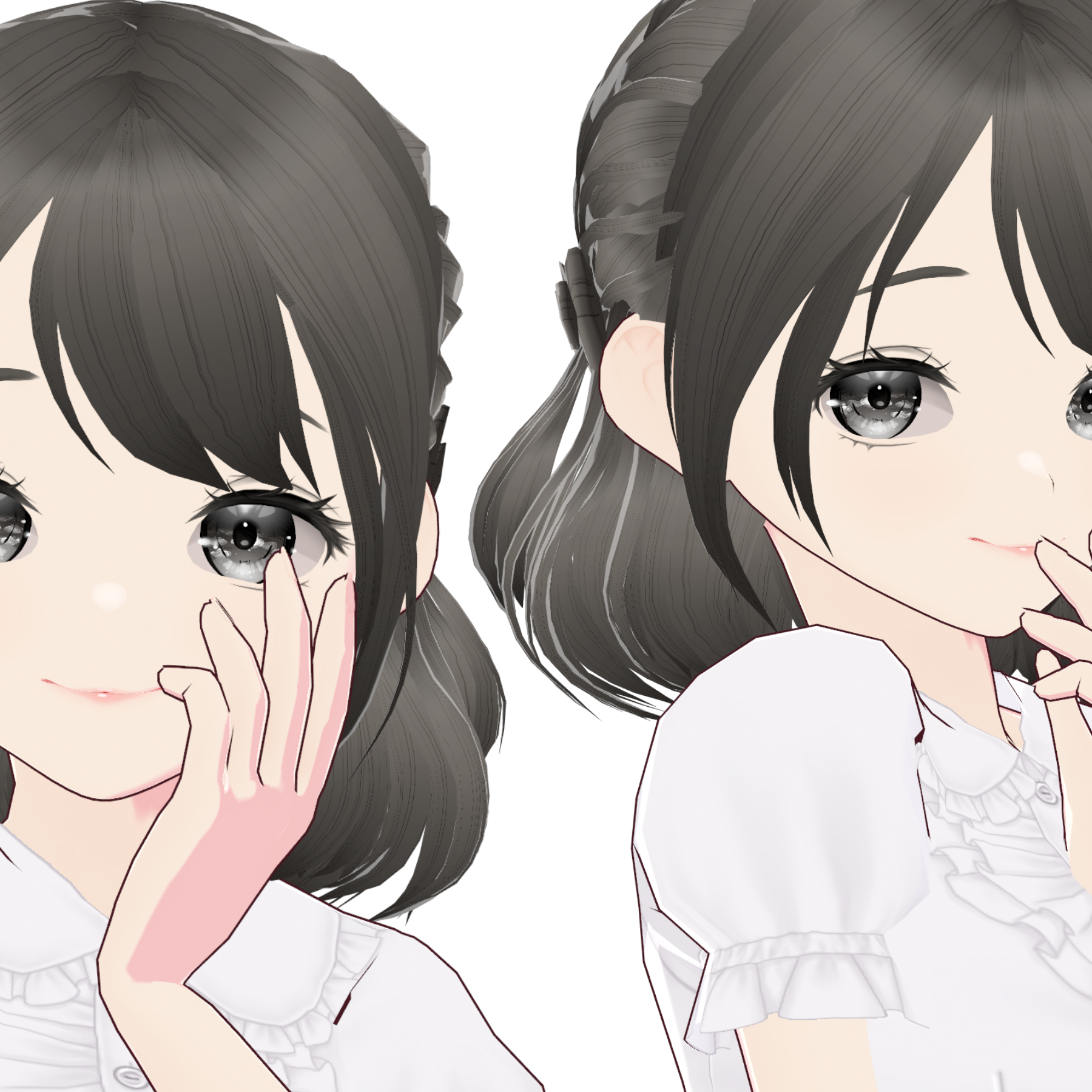 【VRoid】正式版・β版 Hair Preset - Official / Stable and Beta Version - Short ...