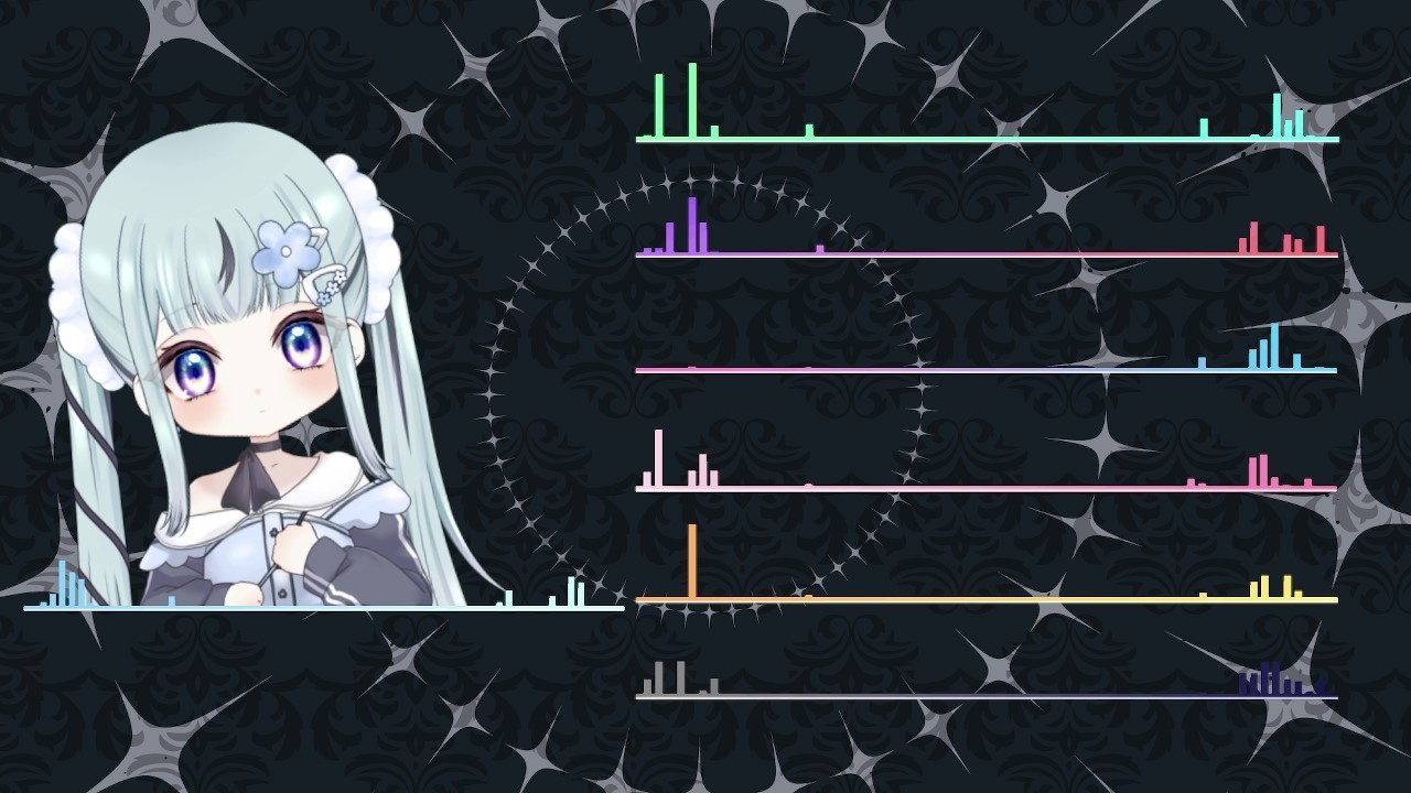 【動く】グラフシンプルちるプレート【全7色】 - primus-2d - BOOTH