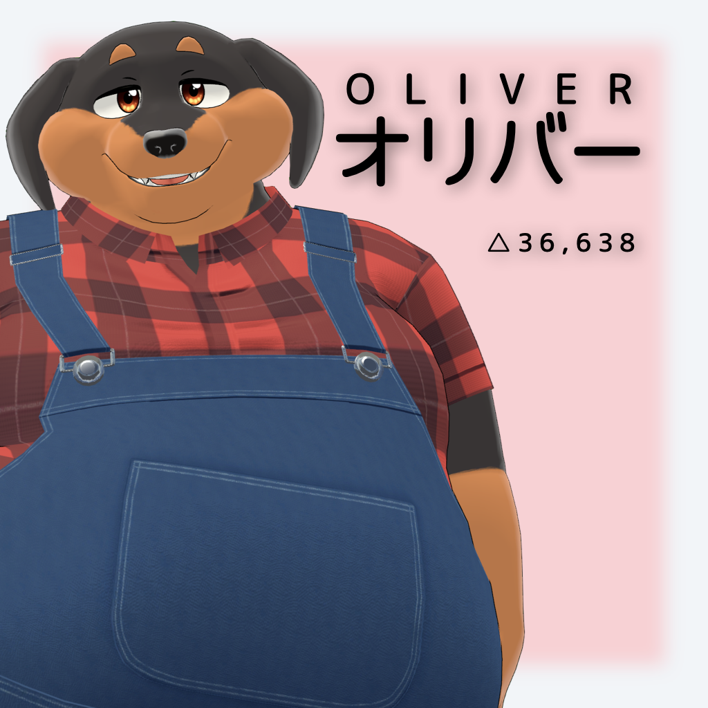 【オリジナル3Dモデル】マックス&オリバー -Max & Oliver- - シリコンウェハ - BOOTH