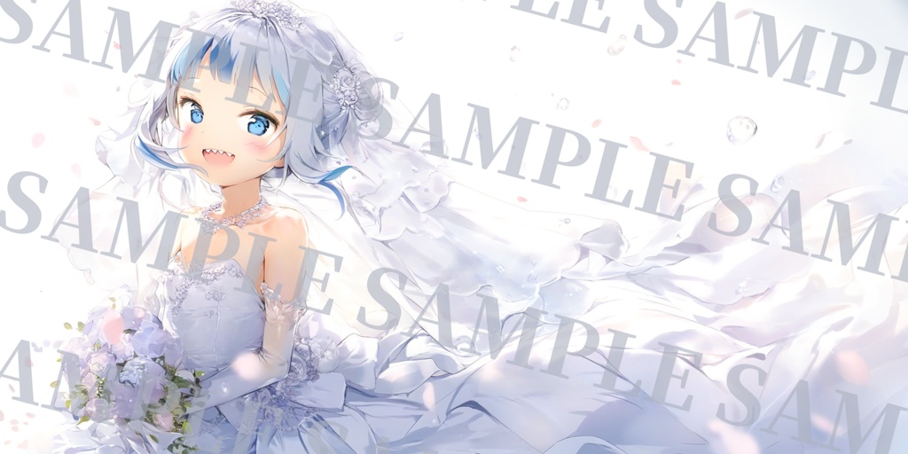 がうる・ぐら プレイマット(マウスパッド)『ウエディング』 - 鴉 4rt Works - BOOTH