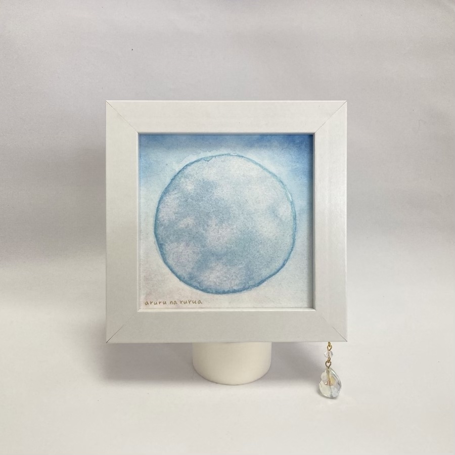 額装原画「夜明けの月」 - aruru na rurua - BOOTH