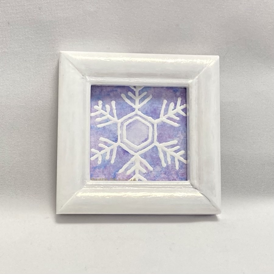 ミニ原画「氷の結晶III」 - aruru na rurua - BOOTH