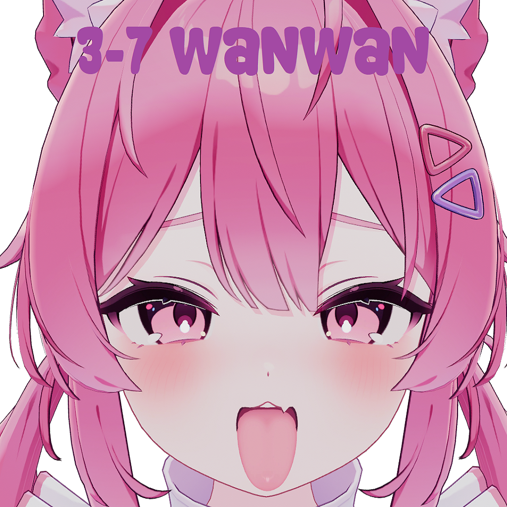 プラム -Plum-💜 [30 Facial Expressions] [表情30種セット] 💜 [ModularAvatar]💜 💜 ...