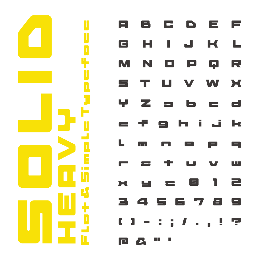 【無料】英語フォント「Solid」 - TYP store - BOOTH