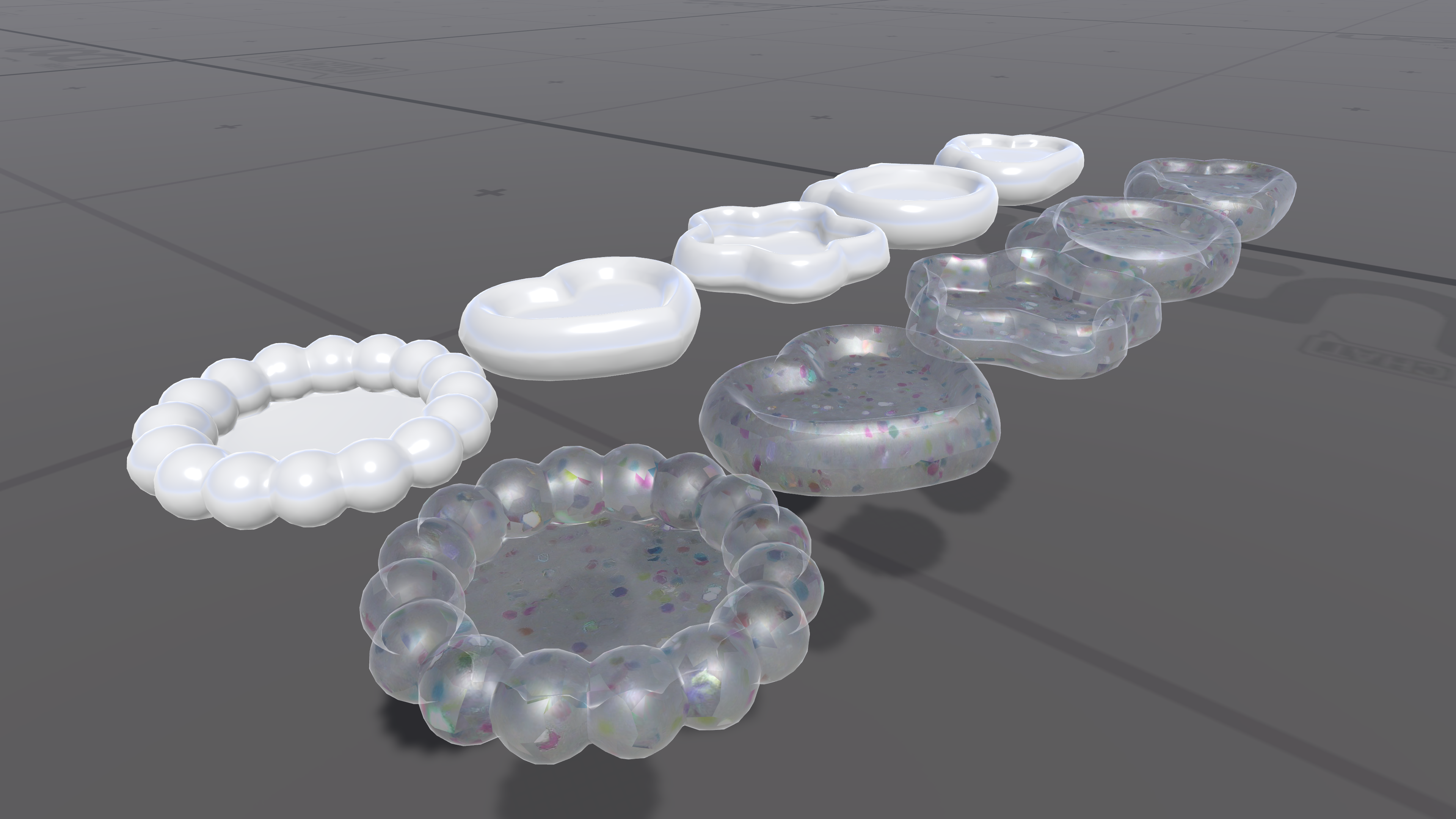 Gypsum Tray Set [VRC] - Cute Care Clinic - BOOTH