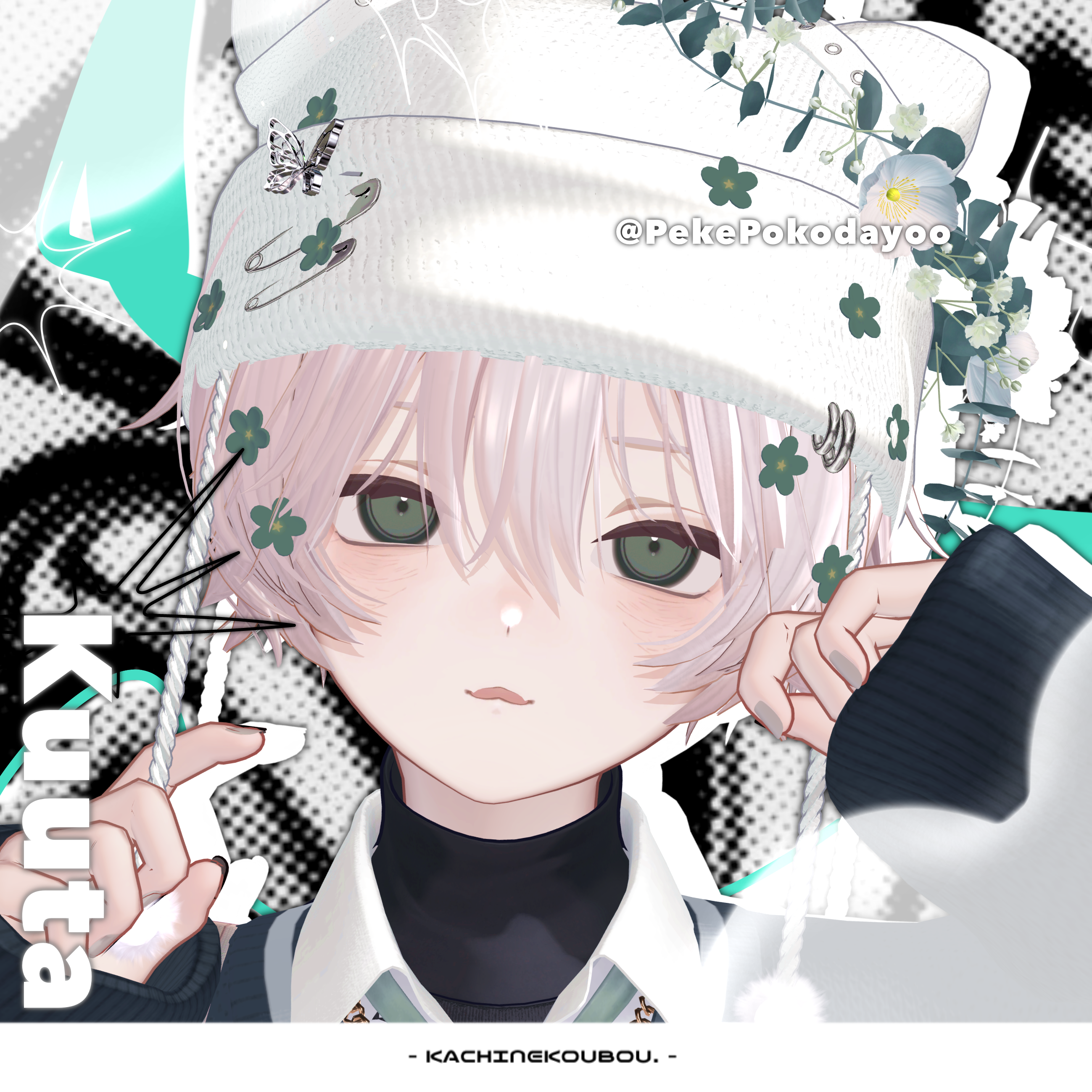 Kuuta , Alué , RE：Noiz 2D style makeup + eye texture - かちねこうぼう。 - BOOTH