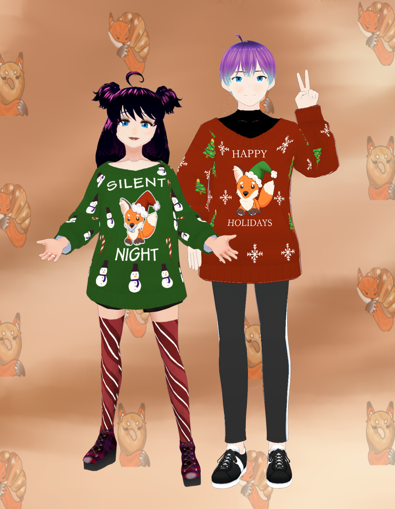 Holiday Sweaters [VRoid] - foxys-fashions - BOOTH