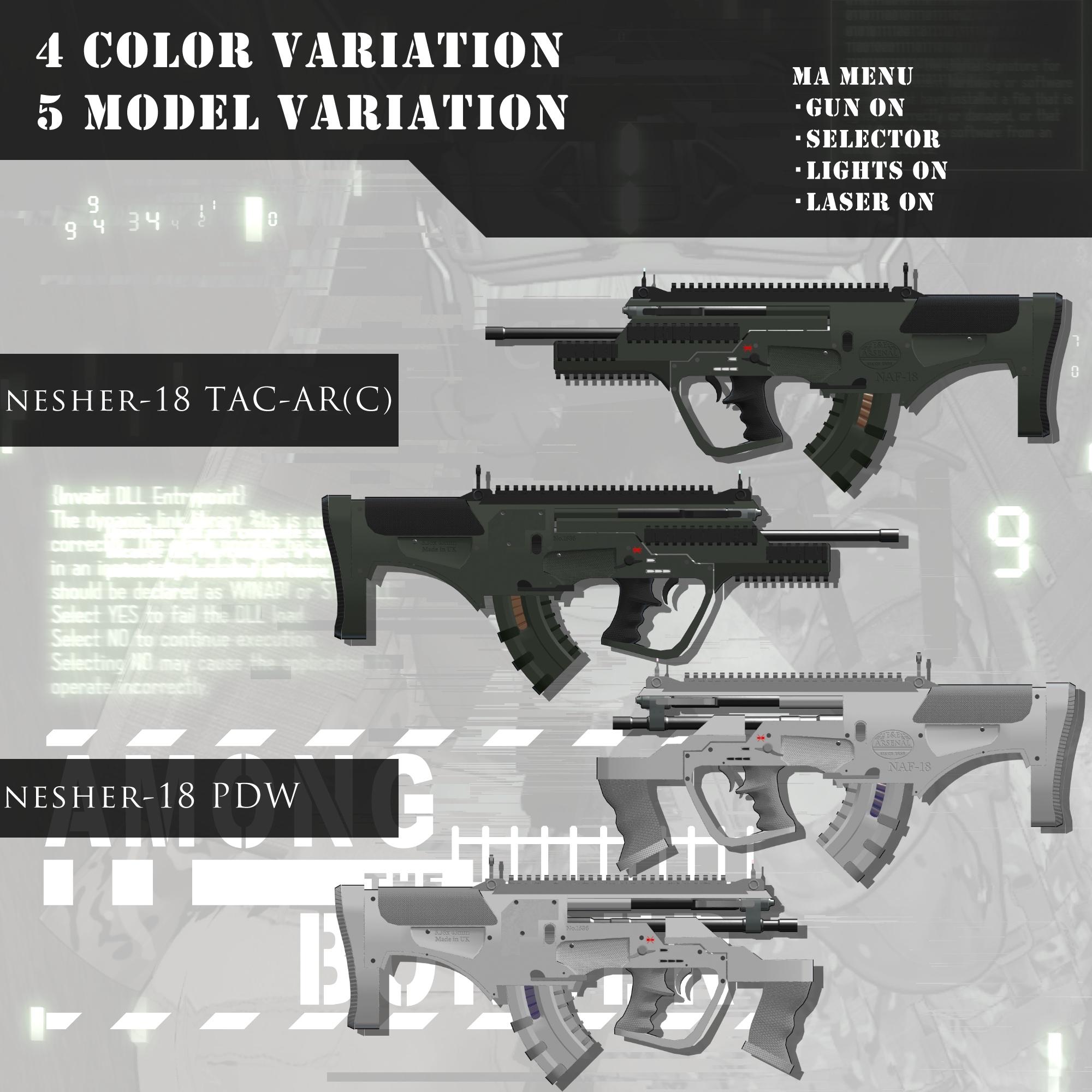 [MA対応] EEA NAF-18 AR (Nesher-AR) [ギミック搭載] - The Emperor Eagle's Arsenal ...