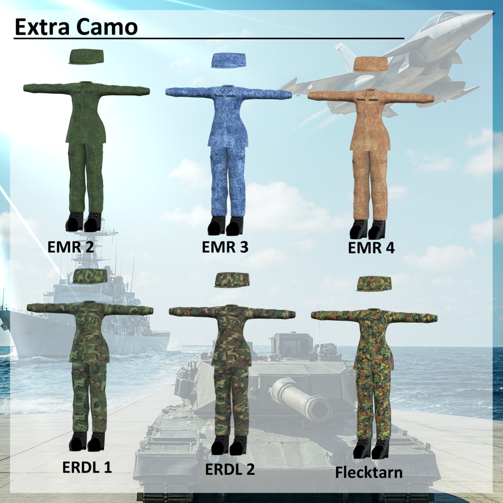 ～TAC-Flex Service uniform～ The BDU costume set [17アバター対応] - The Emperor ...