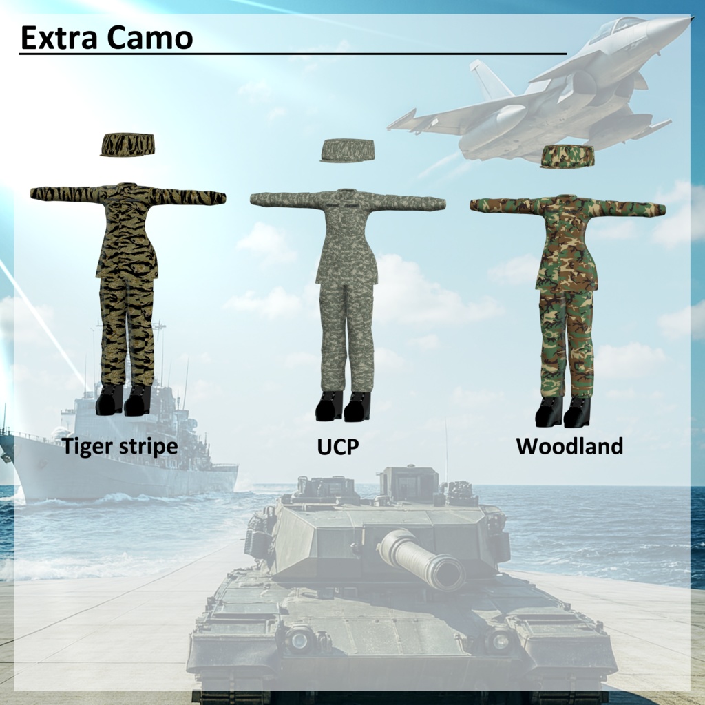 ～TAC-Flex Service uniform～ The BDU costume set [17アバター対応] - The Emperor ...