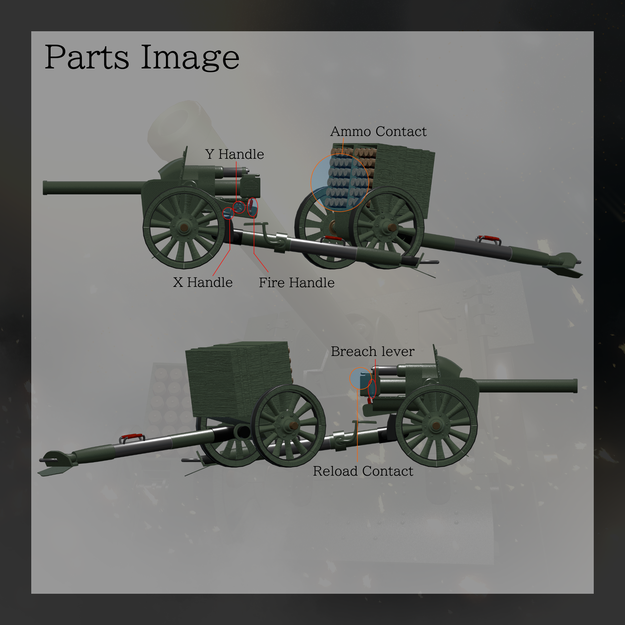 [MA対応]EEA M1918 QF 13pounder gun US[ギミック搭載] - The Emperor Eagle's ...