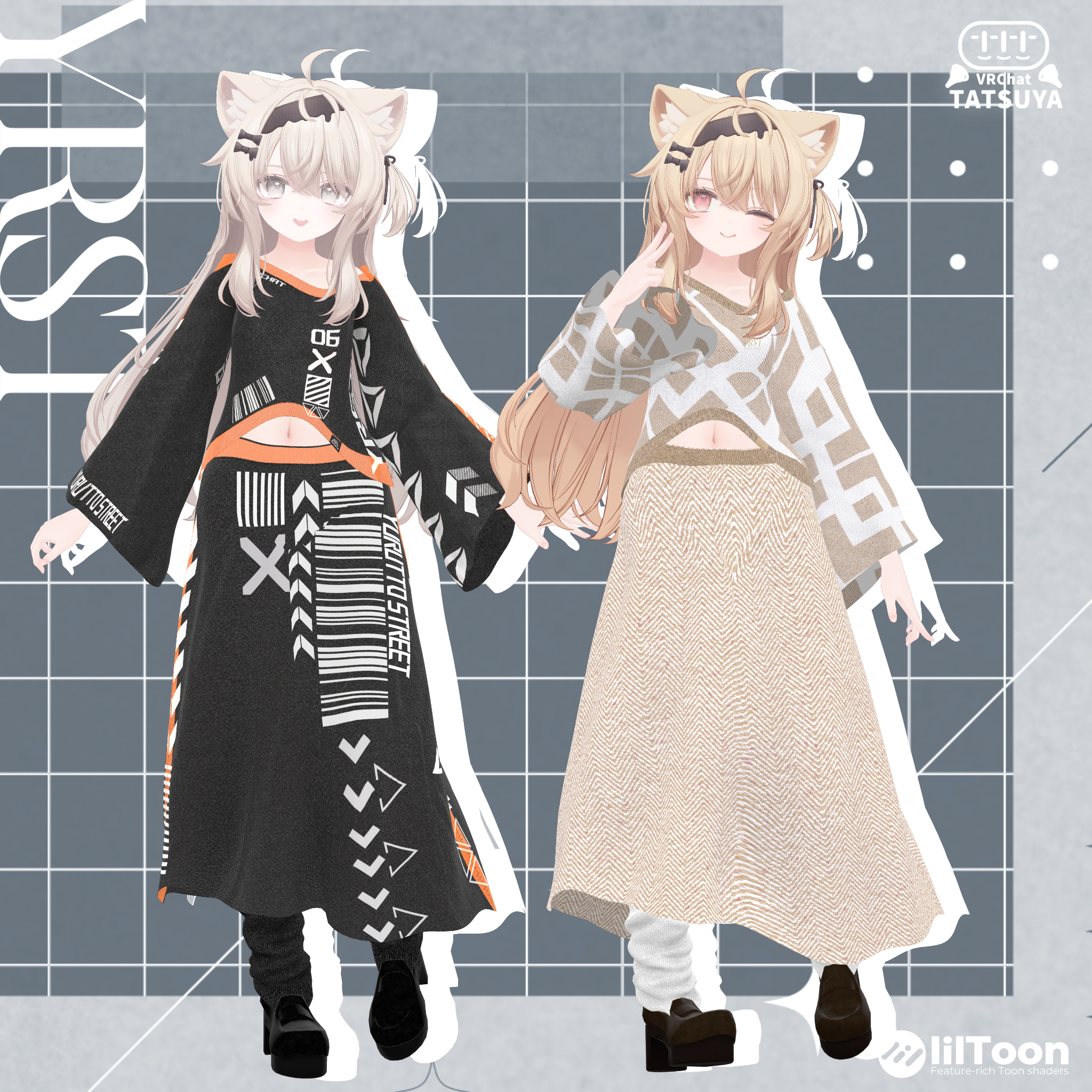 【エク対応・32アバター対応】YRST-ゆるっとストリート- - TATSUYA@VRChat店 - BOOTH