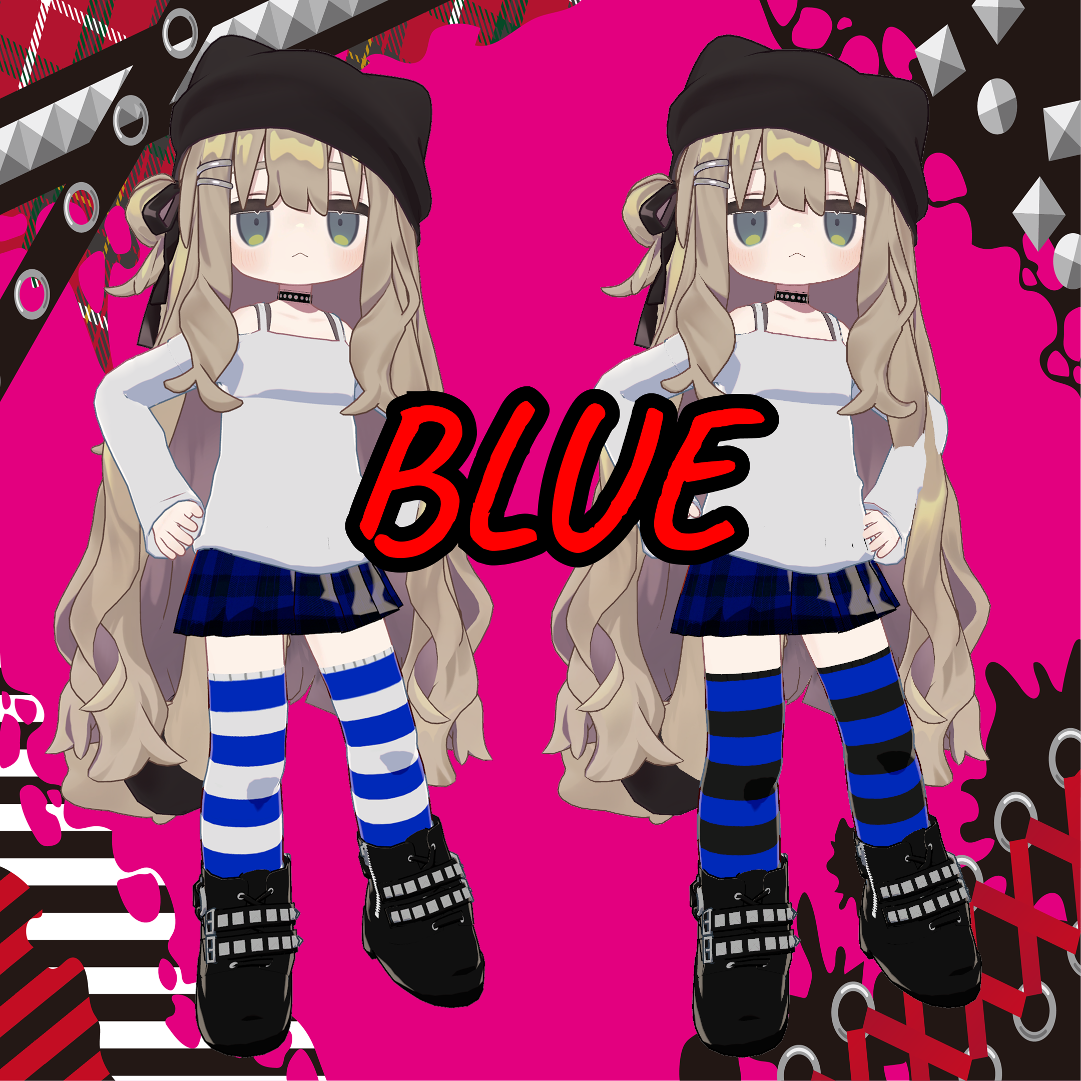 【無料有】NOISE PUNK OUTFIT – 7 Colors - とんとん！ - BOOTH