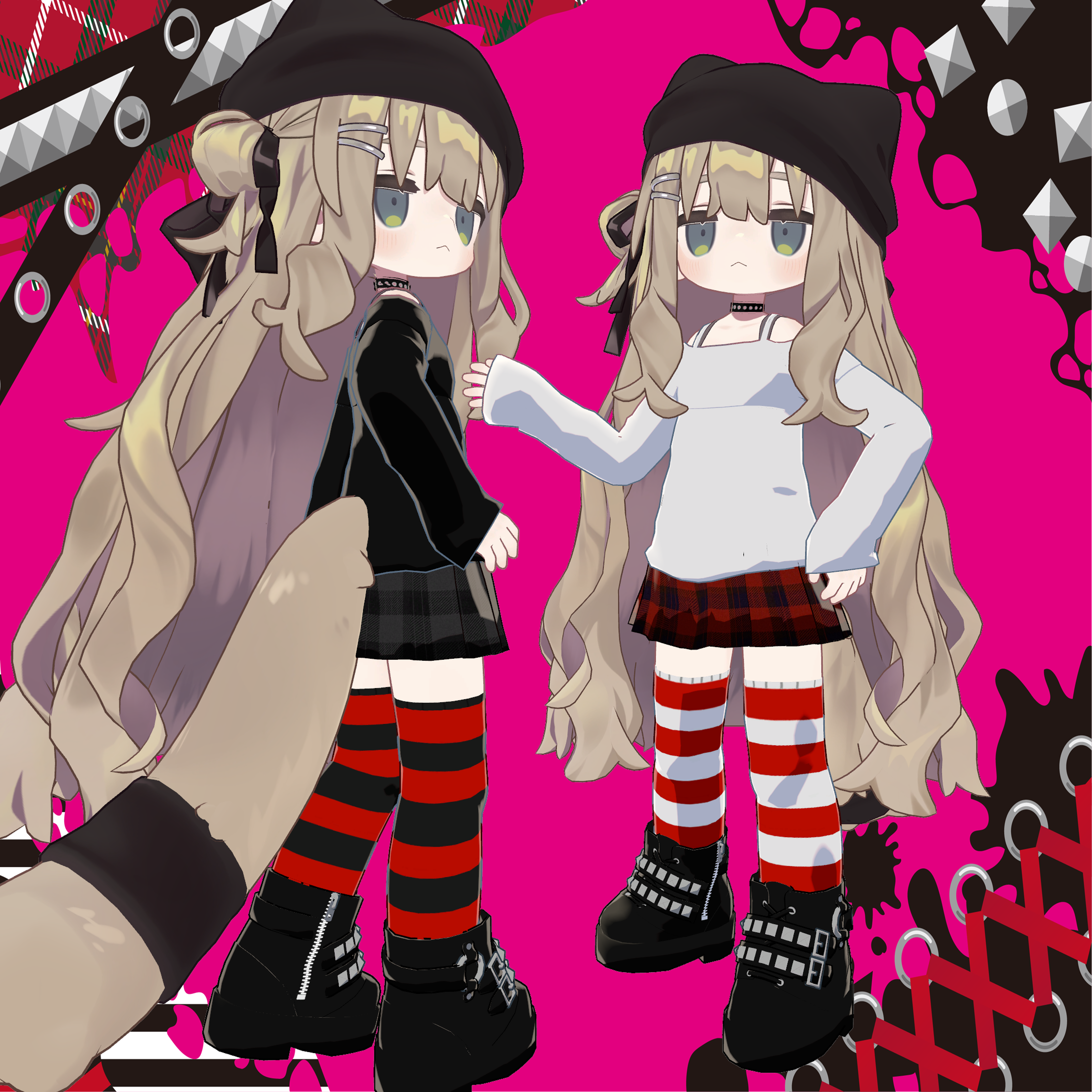 【無料有】NOISE PUNK OUTFIT – 7 Colors - とんとん！ - BOOTH