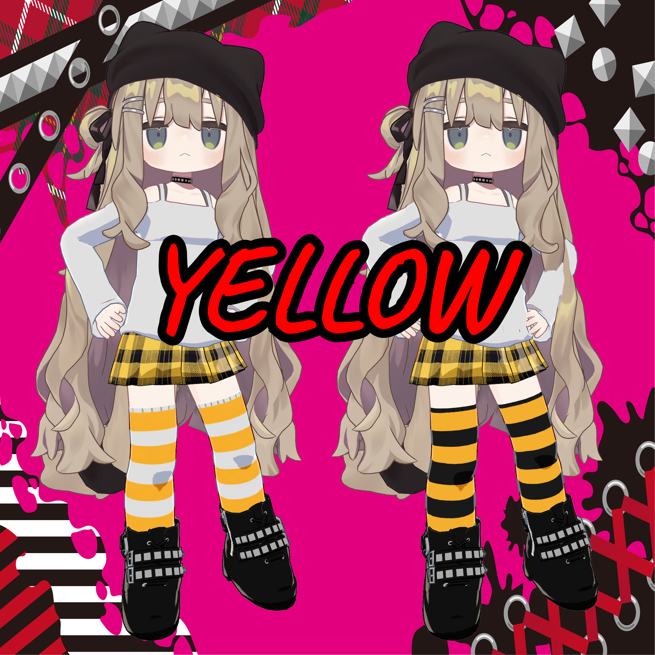 【無料有】NOISE PUNK OUTFIT – 7 Colors - とんとん！ - BOOTH
