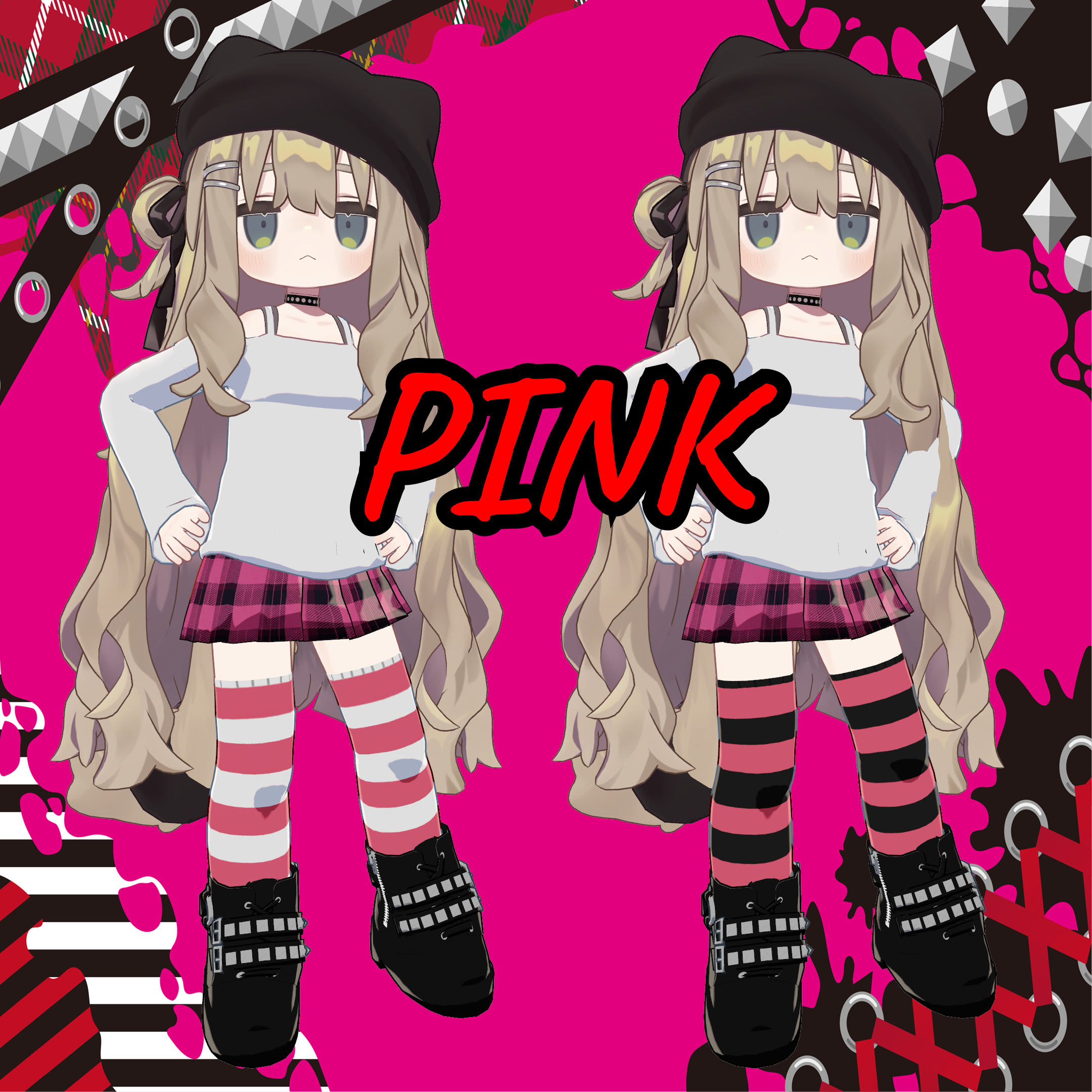 【無料有】NOISE PUNK OUTFIT – 7 Colors - とんとん！ - BOOTH