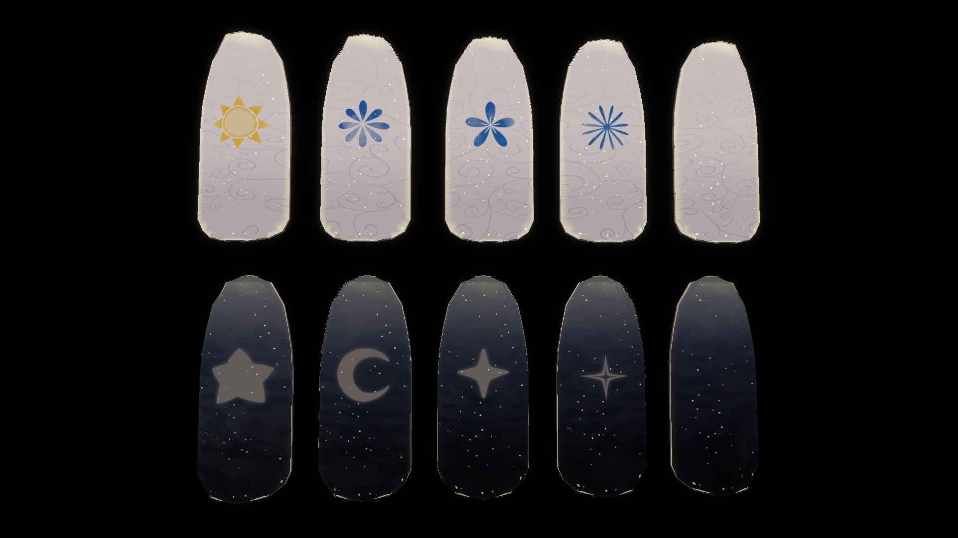 【MA対応】カスタムネイル/Custom Nail V1.3（VRC用アクセサリー/ネイル） - ぷちくん/puchikun - BOOTH