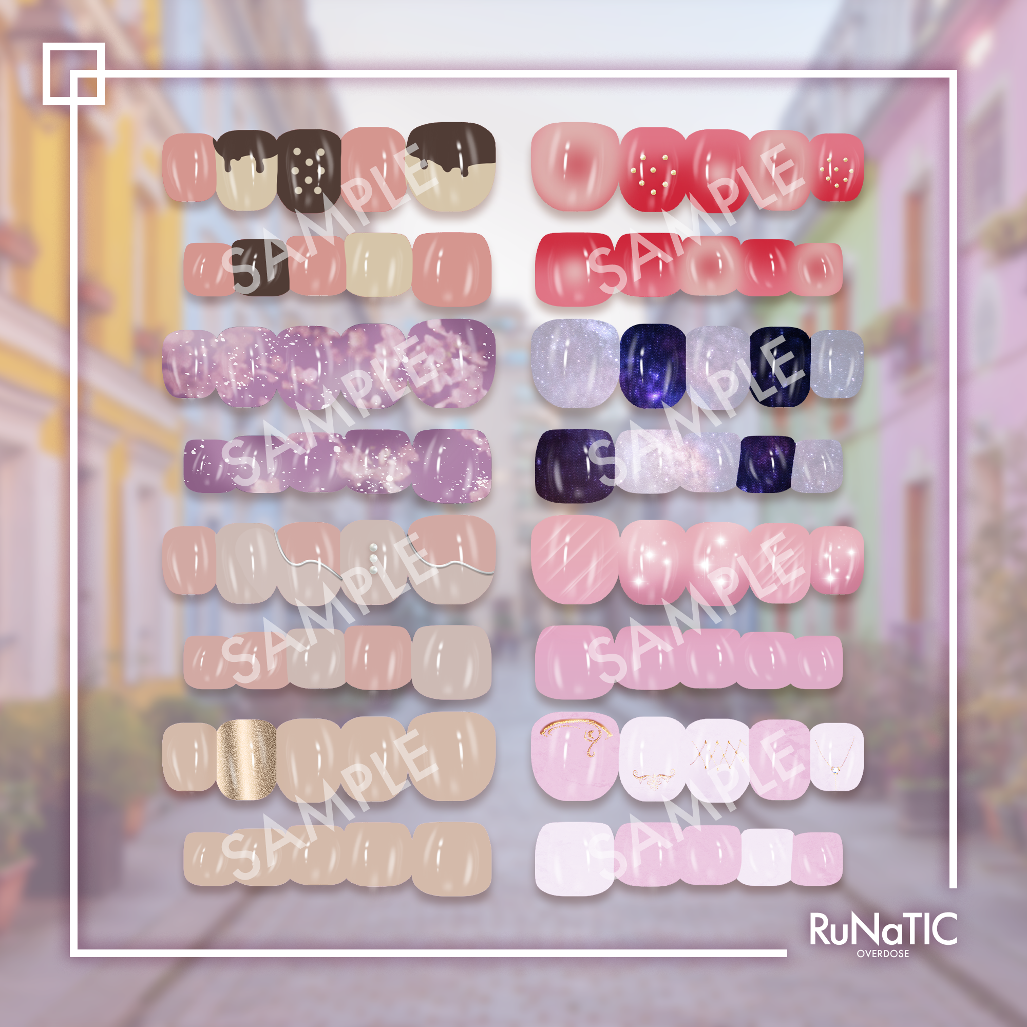 Sweet Pop Nail for 萌 -Moe- - RuNaTIC OVERDOSE - BOOTH